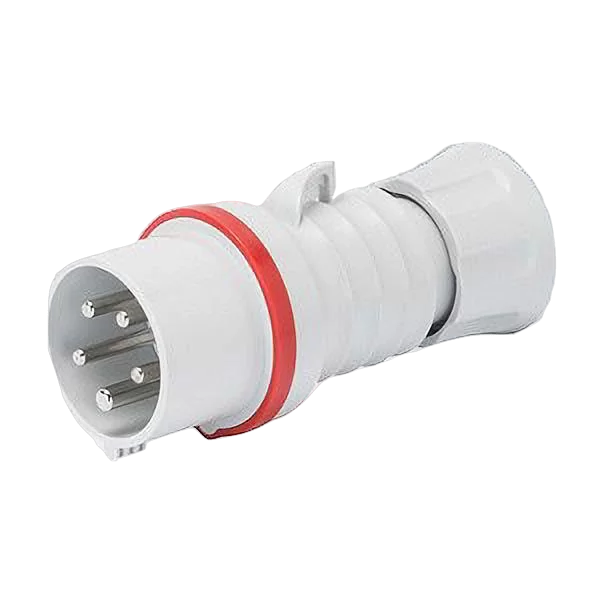 GEWISS GW60009H IEC309 RDEČI INDUSTRIJSKI VTIČ Z VIJAČNO SPONKO IP44 3P ...